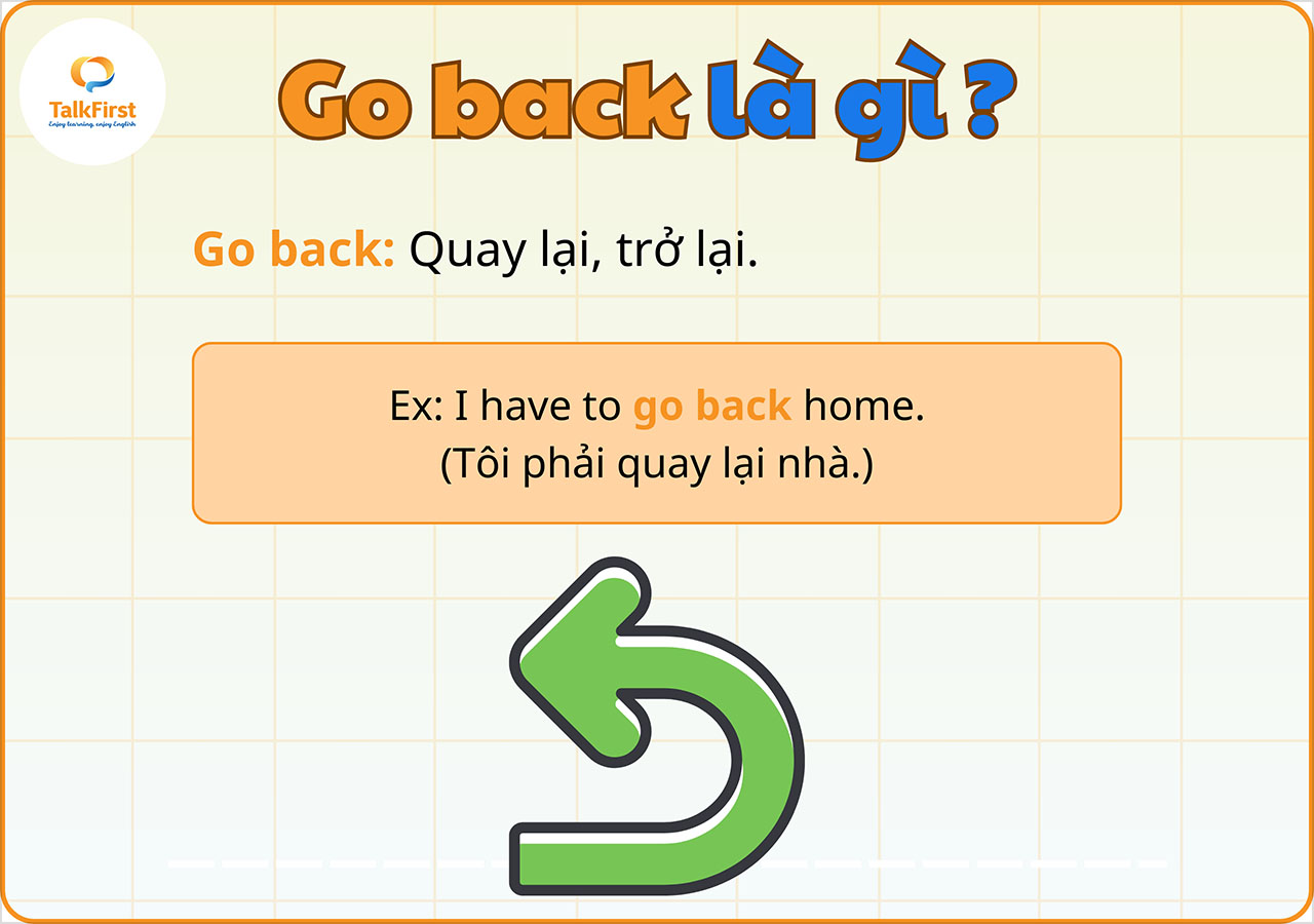 Phrasal verb Go: ý nghĩa, ví dụ minh họa và bài tập có đáp án