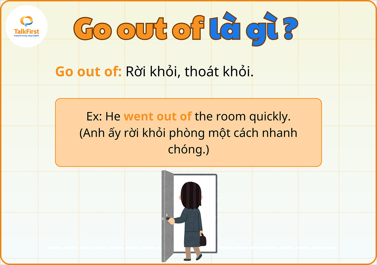 Phrasal verb Go: ý nghĩa, ví dụ minh họa và bài tập có đáp án