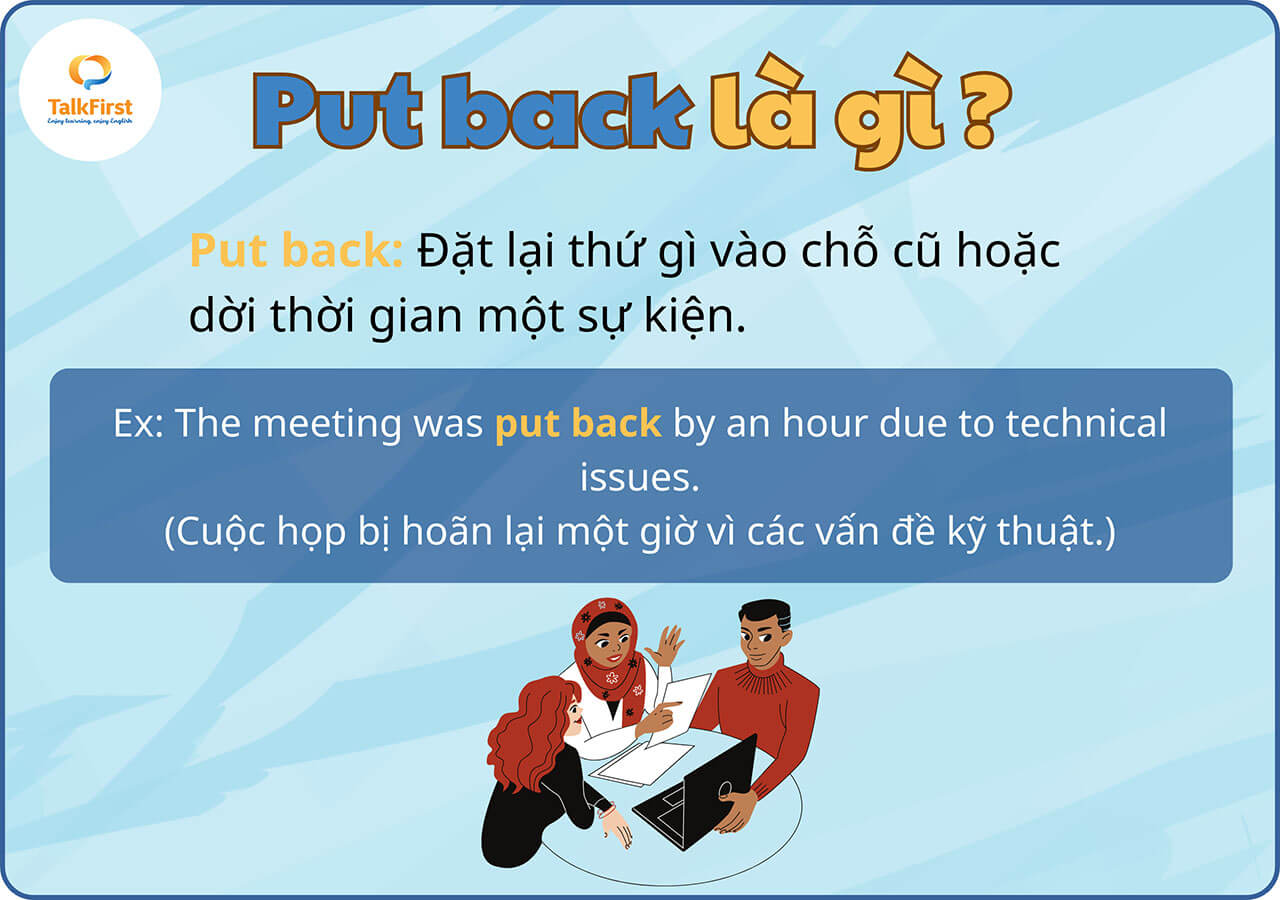 Phrasal verb với Put: Ý nghĩa, cách sử dụng và ví dụ minh họa