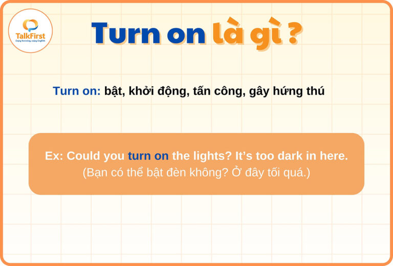 Phrasal verb Turn: Ý nghĩa, cách dùng và bài tập chi tiết