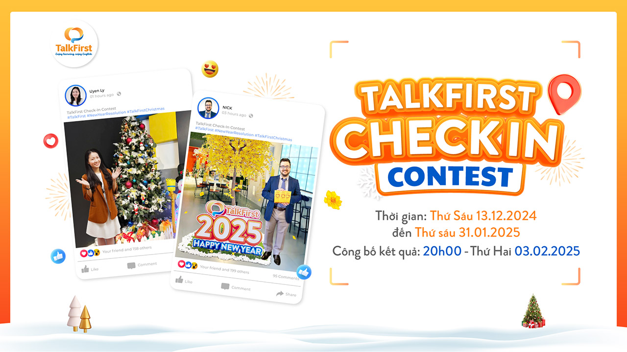 Công bố trao giải TalkFirst Check-in Contest | Check in cực xinh - Rinh ...